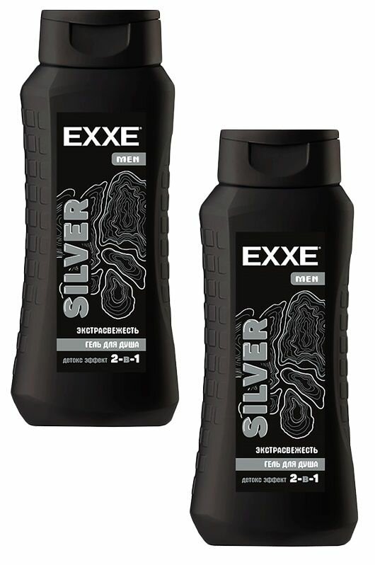 Мужской гель для душа Exxe Экстрасвежесть (2уп по 400мл)