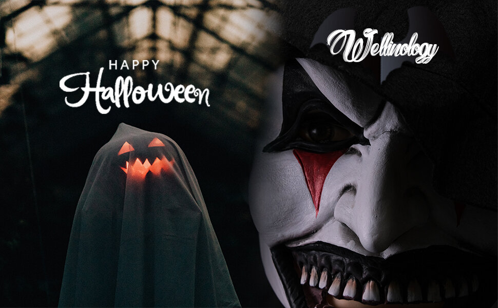 Маска клоуна на Хэллоуин, маска ужаса улыбающегося дьявола, реквизит для ролевой игры ужасов на Хэллоуин