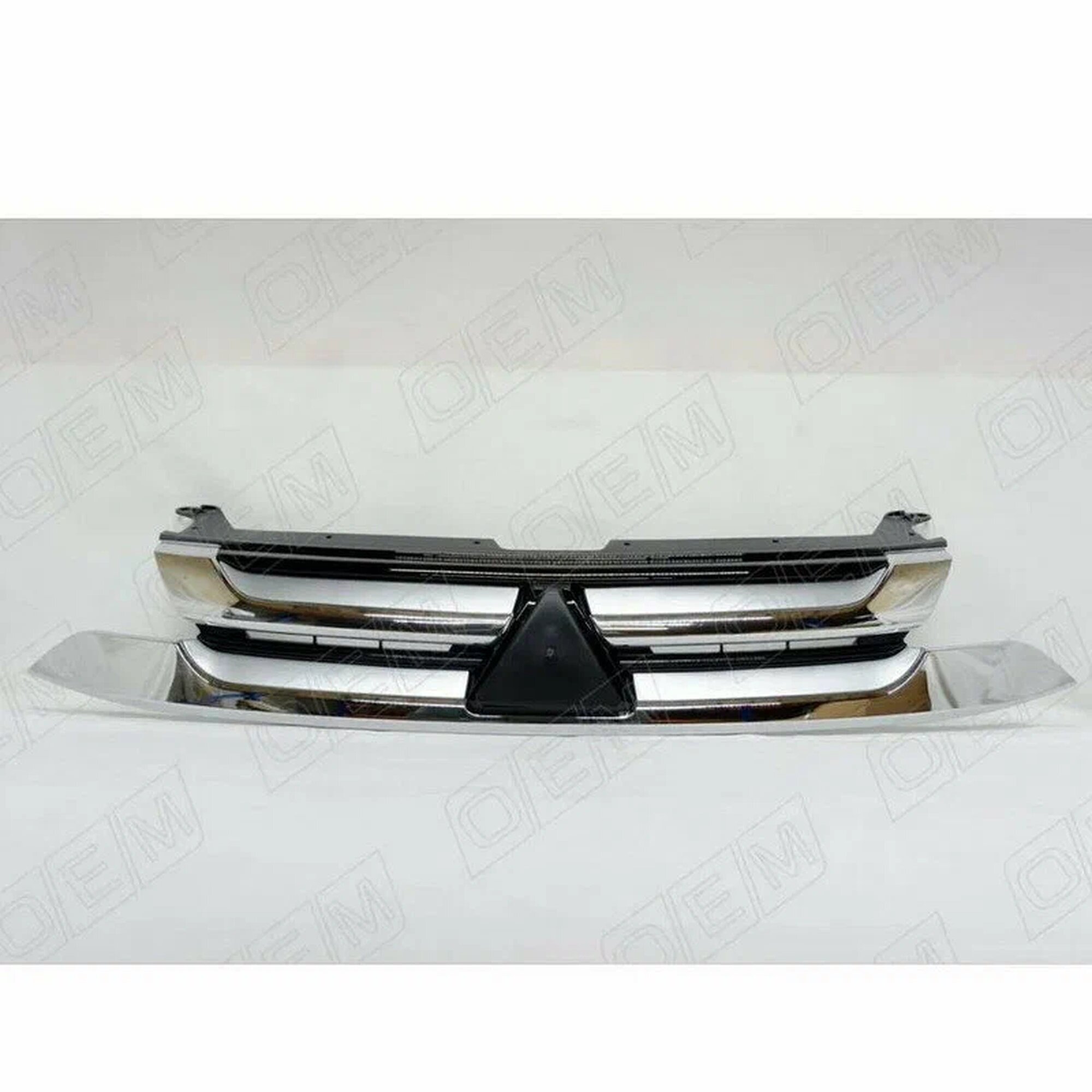 Решетка радиатора OEM3054, для Mitsubishi Outlander, ABS пластик, черная