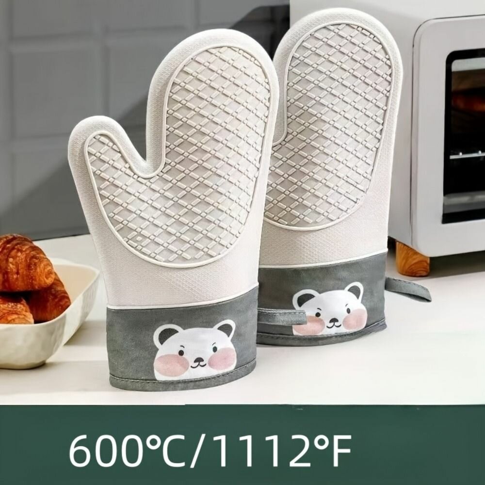 Варежка прихватка для кухни, варежка для кухни, рукавица кухонная, 2 шт