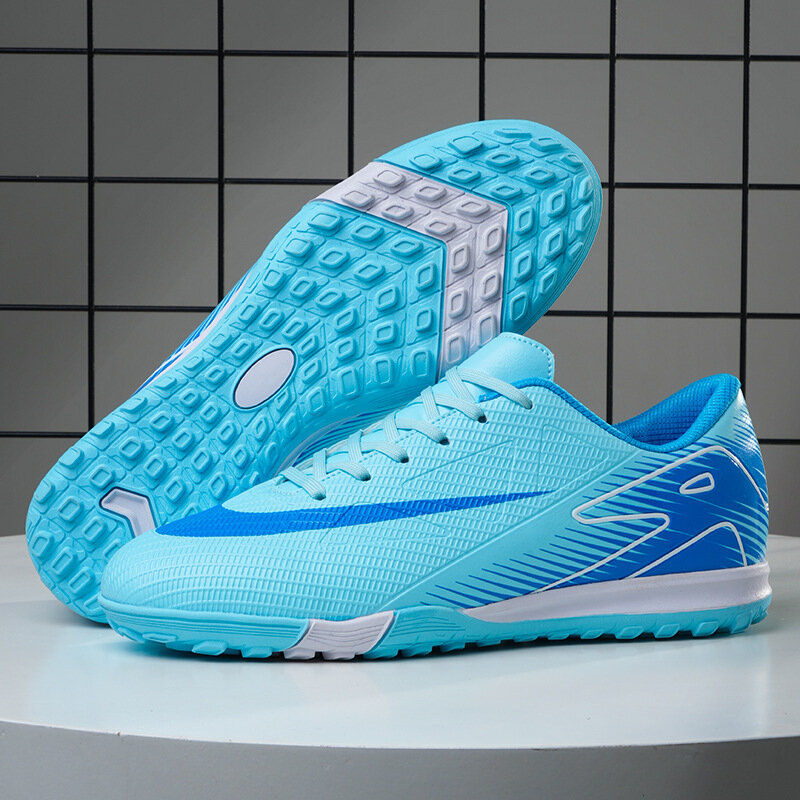 Мужские футбольные бутсы с высоким верхом TF, футбольные бутсы с защитой от сломанных ногтей AG, износостойкие тренировочные спортивные бутсы с низким верхом