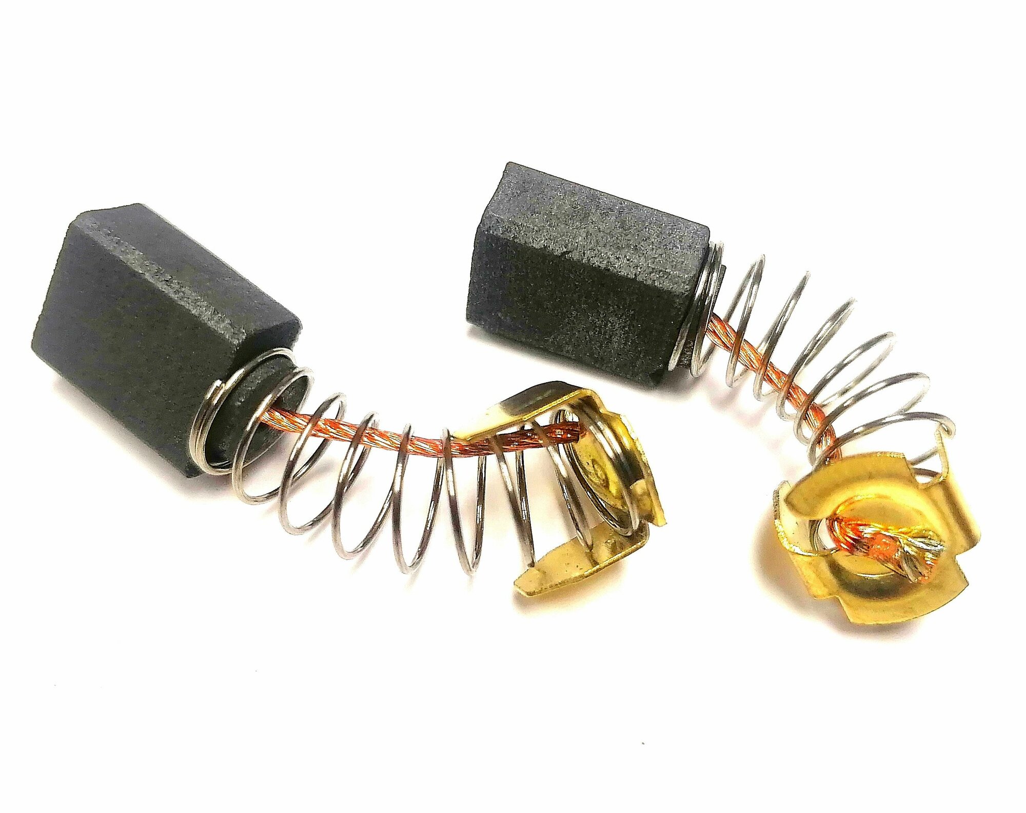 Щетки угольные для Интерскол УШМ 50/1300 или миксер КМ600/1000, размер 6*10*15