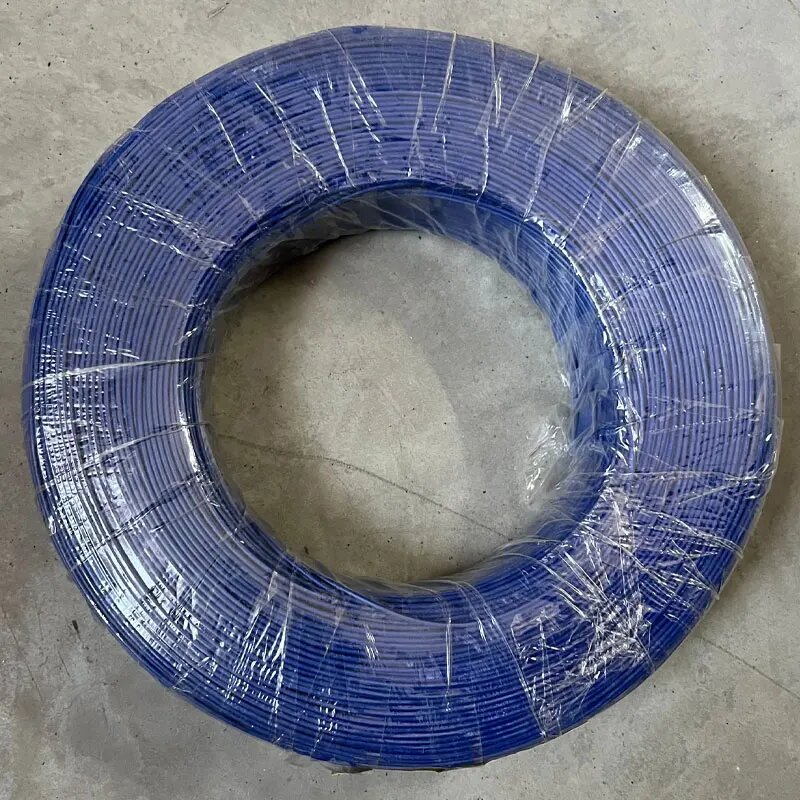 UL1007 ПВХ кабель медный луженный 30/28/26/24/22/20/18/16 AWG 16 АВГ, Синий, 5м