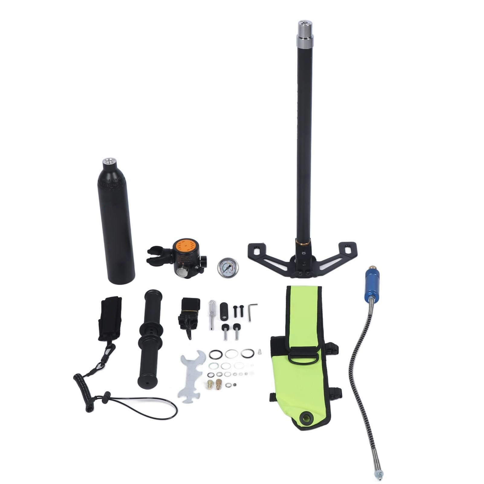 Комплект баллона 0.5л, 5-10 мин, трехслойная фильтрация, черный