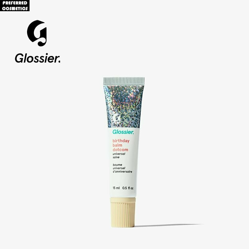 Бальзам для губ Glossier Birthday Balm Dotcom, аромат Сладкая сочная клубника, США, 15 мл. клубничный бальзам 15 мл аромат сладкой клубники производство США