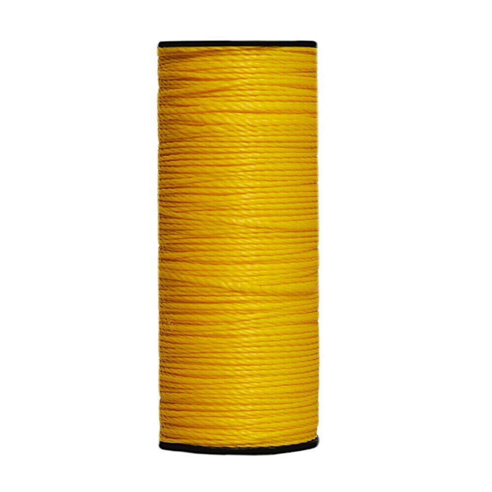 Нить крученая полипропиленовая 2 пряди желтая d1,2 мм 100 м МДС без сердечника
