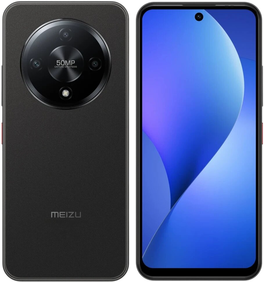 6.79" Смартфон Meizu Mblu 22 Pro 4/128 ГБ, 4G, GPS, 5000 мА*ч, Titan Black