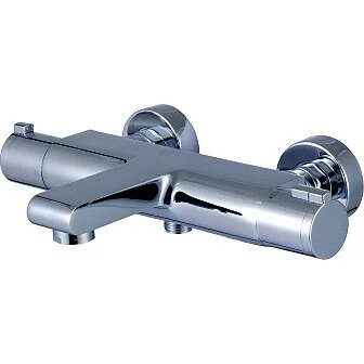 Термостатический смеситель Lemark Yeti LM7832C настенный, хром, глянцевый, латунный, без лейки