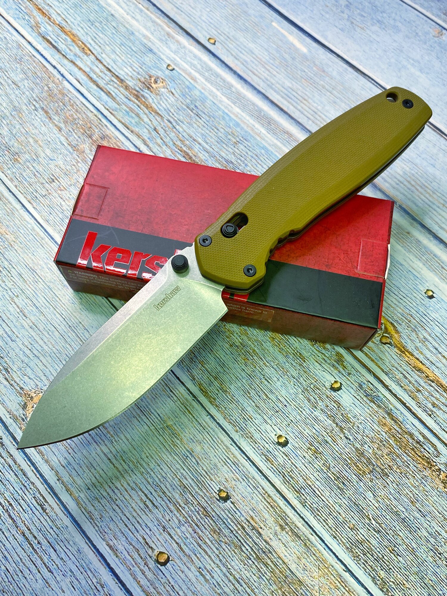 Складной нож Kershaw Broadside D2 Coyote, 2052