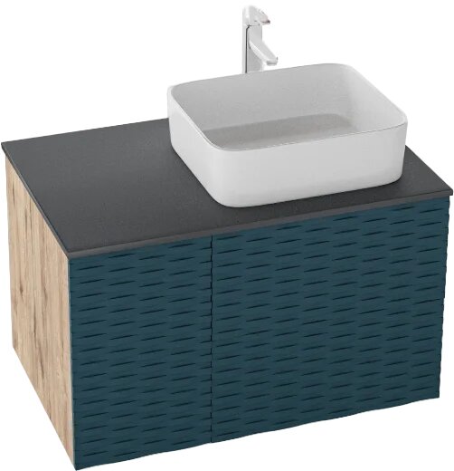 Тумба под раковину со столешницей Grossman Alba 80 веллингтон, бриз