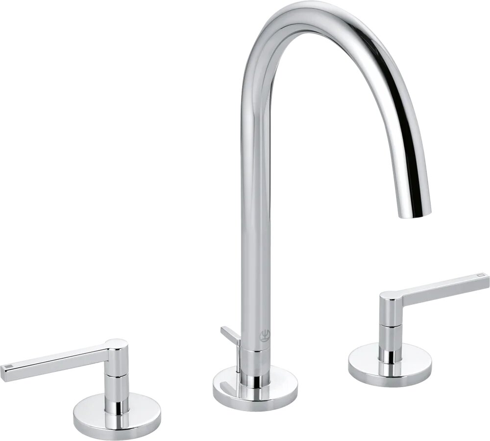Смеситель для раковины Kludi Nova Fonte Puristic 201430515 с поворотным изливом, с донным клапаном, хром, немецкий
