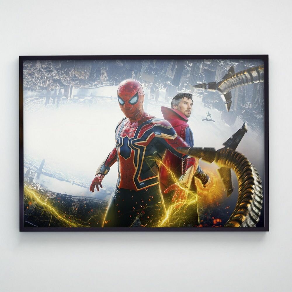 Плакат, постер Человек-паук: Нет пути домой, Spider-Man: No Way Home на бумаге, размер 21х30см