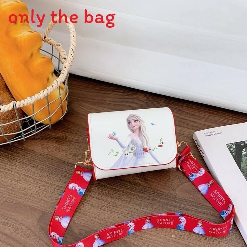 Сумка школьная для девочек с изображениями эльзы и русалки brand kids, белая