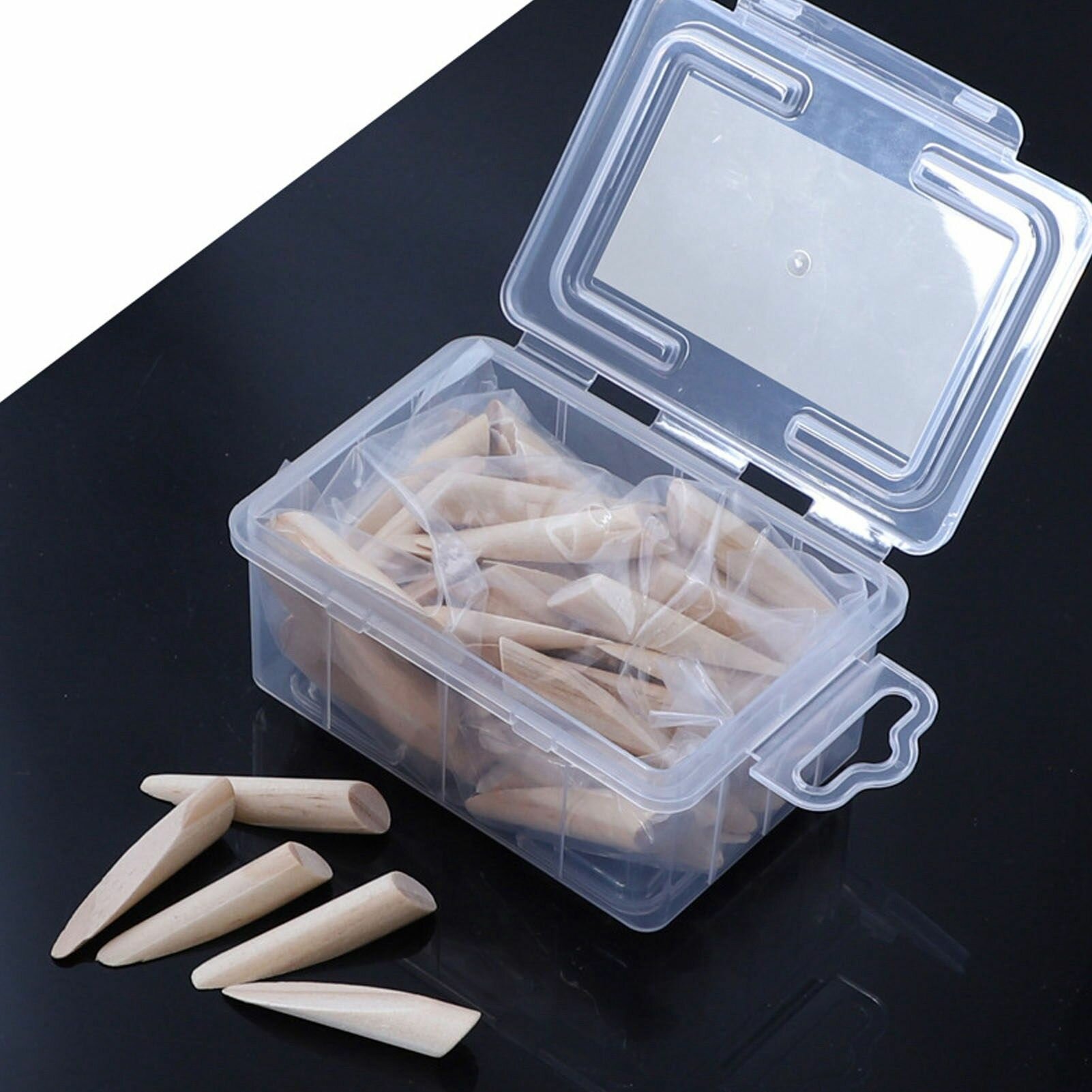 50 шт, заглушка для карманных отверстий, 9,5 мм, деревянный дюбель, набор аксессуаров, комплект деталей для деревообработки сосны