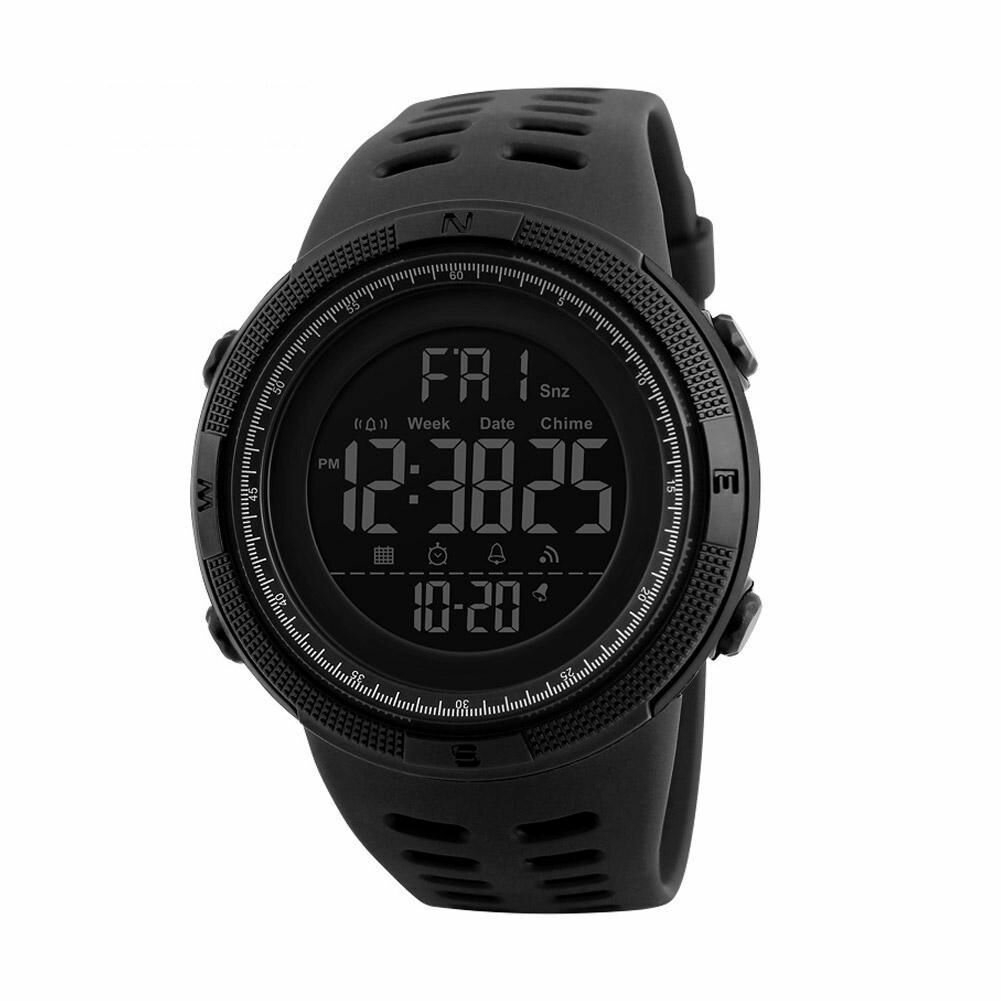 Умные часы SKMEI 1251 с GPS, пульсометром, шагомером и мониторингом сна, водонепроницаемые IP68, 1,3 дюйма TFT-экран
