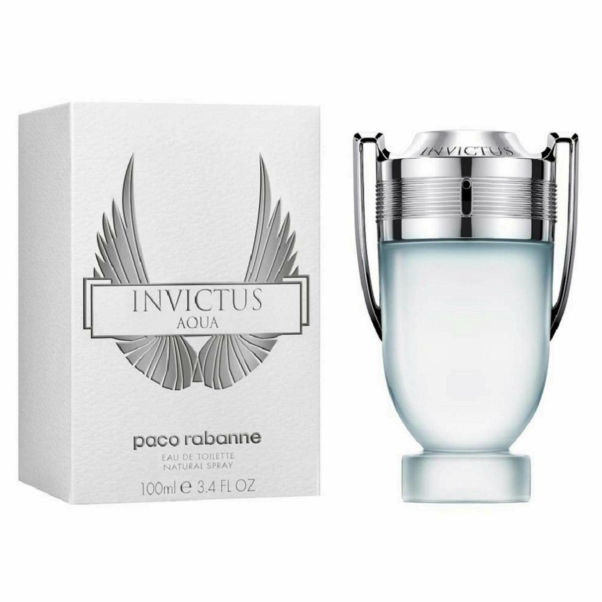 Paco Rabanne Invictus Aqua туалетная вода 100 мл. аромат для мужчин (ref.48)