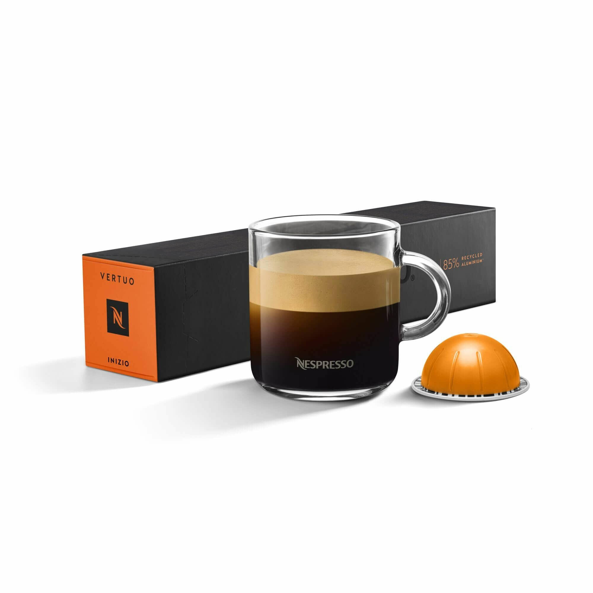 Кофе в капсулах Nespresso Vertuo Inizio, кофе, злаки, интенсивность 4, 1 упаковка, 10 капсул