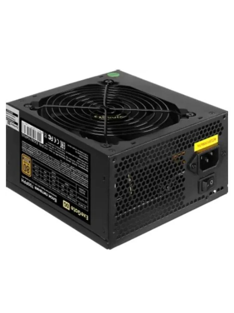 Блок питания 700PPH EX282154RUS-S черный 700 Вт, 80+ Bronze