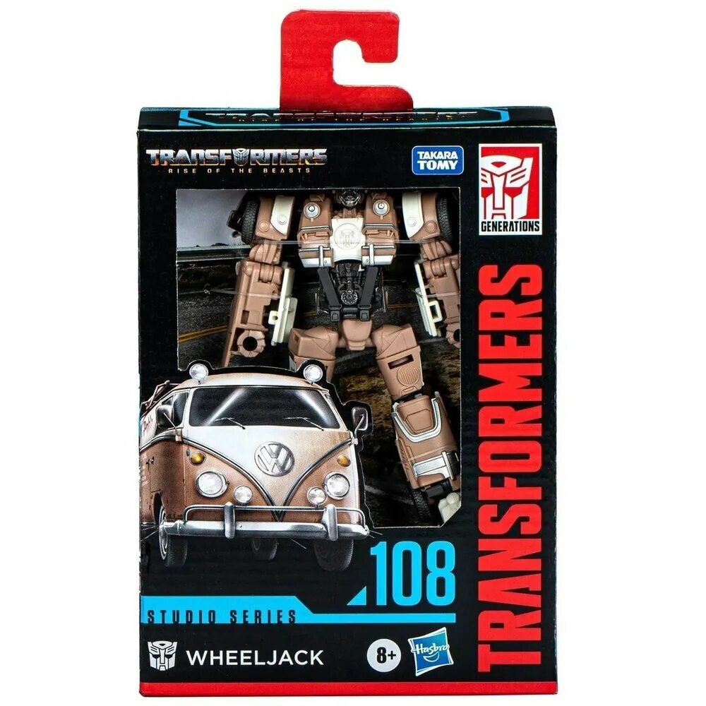 Трансформеры игрушки Hasbro Transformers Studio Series Deluxe Transformers: Rise of the Beasts SS108 Wheeljack (11.5cm) F7233