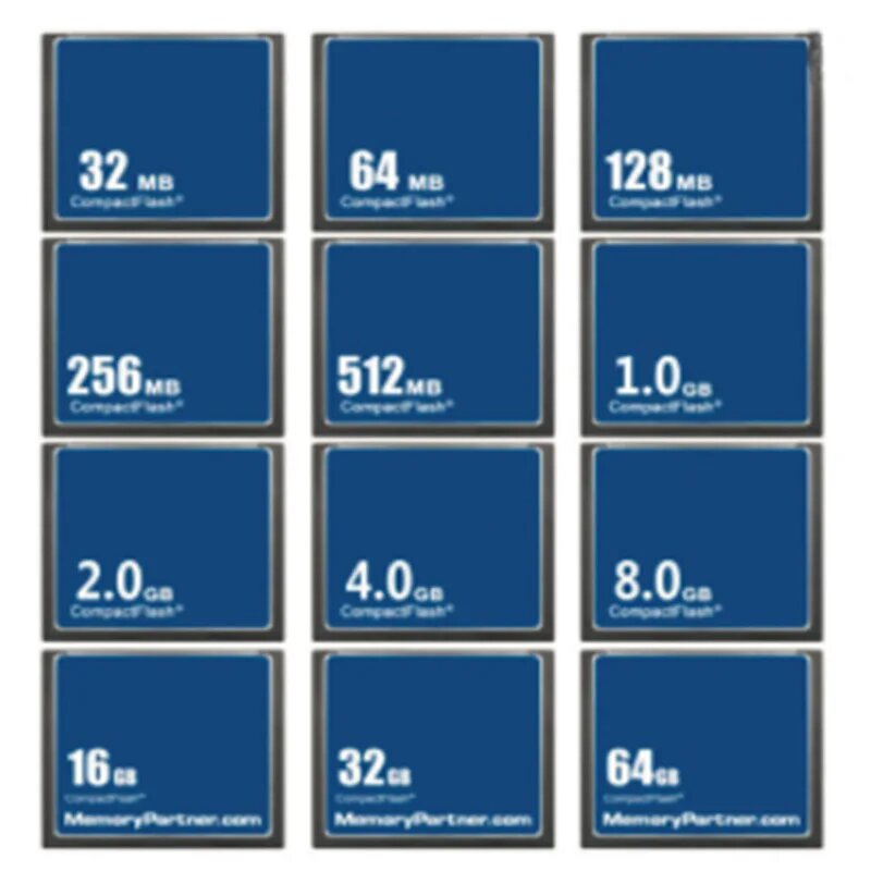 10 шт./лот, карта памяти CF, компактная флэш-карта 32 МБ, 64 МБ, 128 МБ, 256 МБ, 512 МБ, 1 ГБ, 2 ГБ, 4 ГБ, 8 ГБ, 16 ГБ, 32 ГБ, 64 ГБ, используется