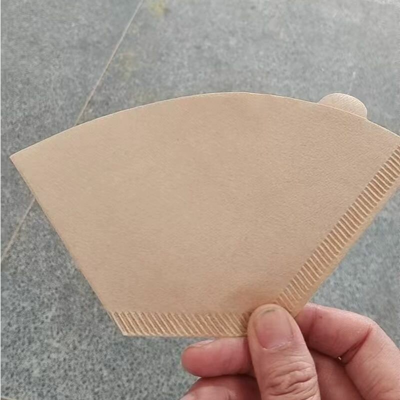 Кофейная фильтровальная бумага, светло-коричневая, 16 см, 100 штук, используется для фильтрации кофейной жидкости