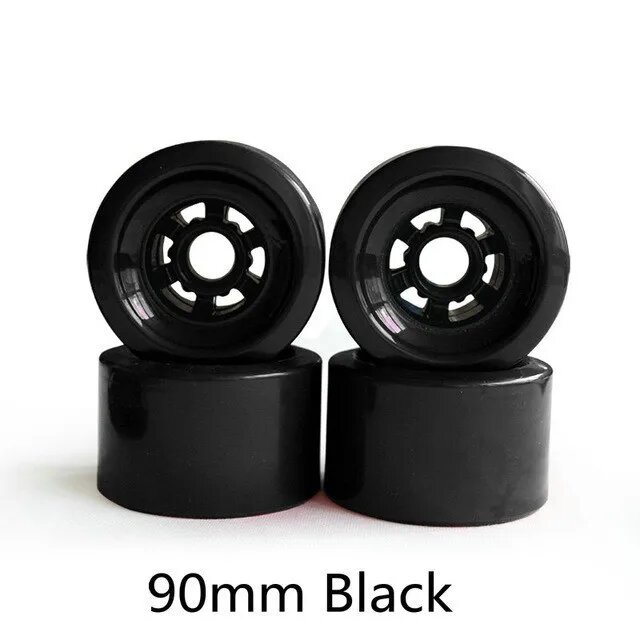 Полиуретановые колеса smuuthstar для скейтборда 80-105 мм красные, Черный