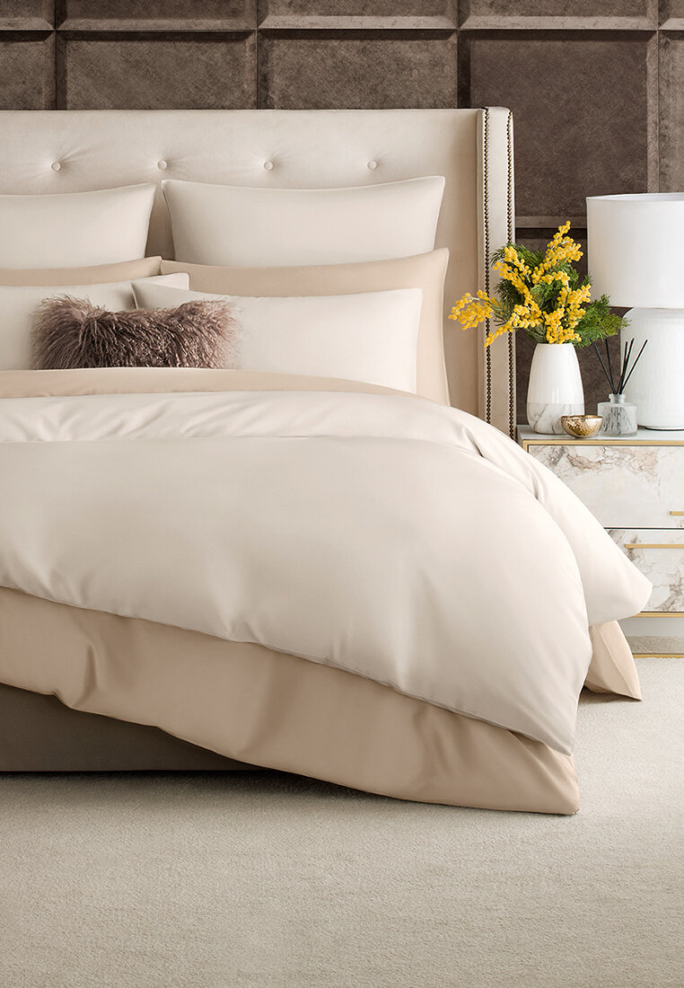 Togas Комплект постельного белья двуспальный евро "Авари" 200x210/240x270/50x70-2 сатин, хлопок