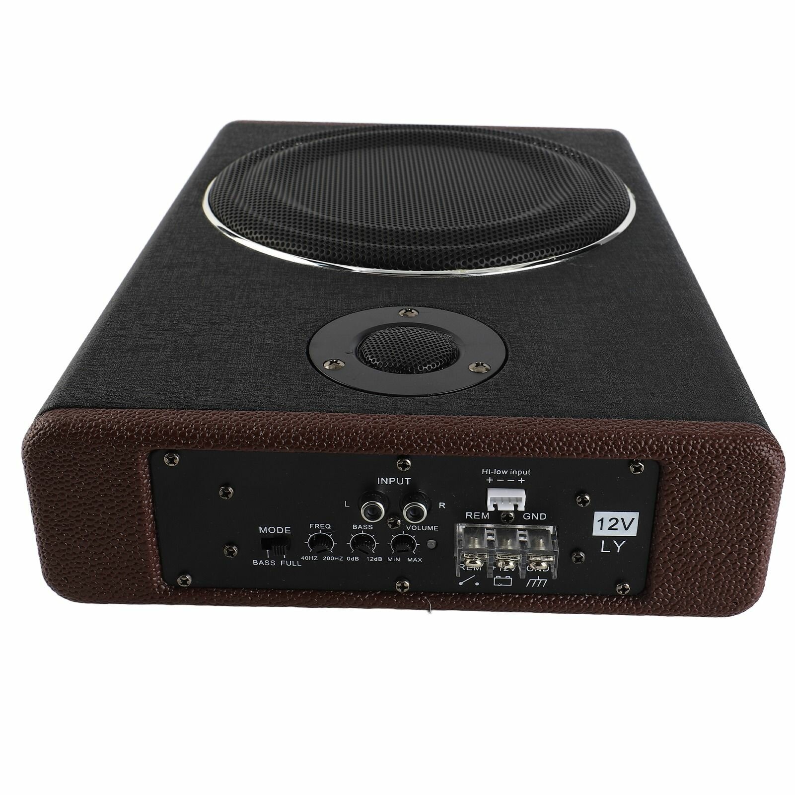 8-дюймовый автомобильный сабвуфер 12V 600W с BT-подключением, идеален для автомобилей и грузовиков, компактный под сиденьем