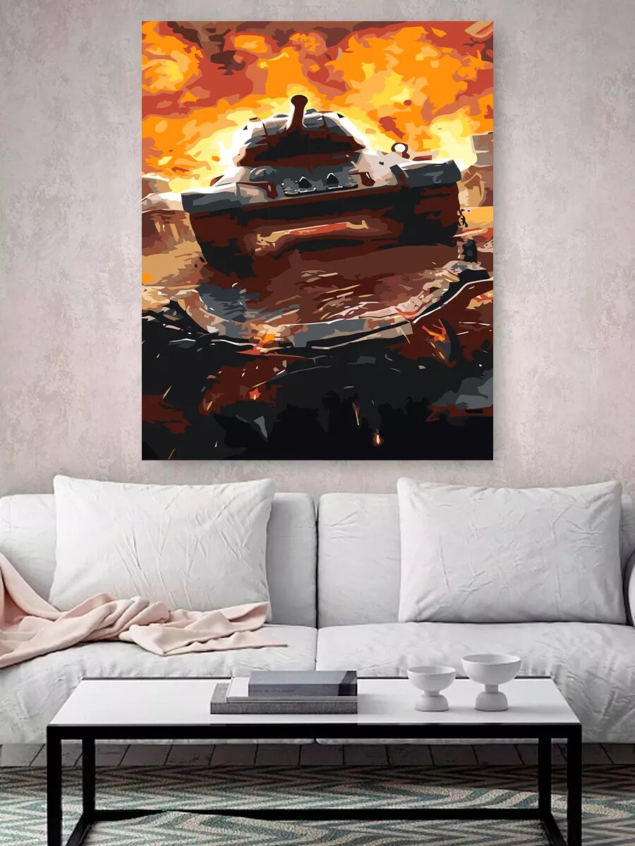 Картина по номерам Т-34