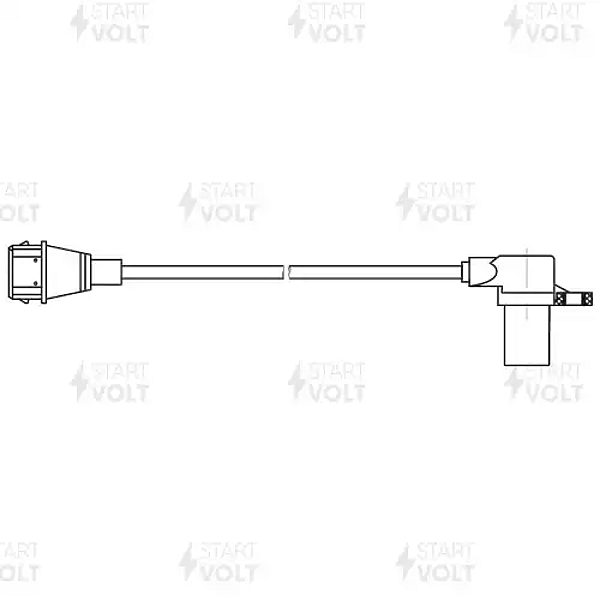 Стартвольт VS-CS 0307 датчик положения коленвала\ / уаз с дв. змз-406 / 409 / 514