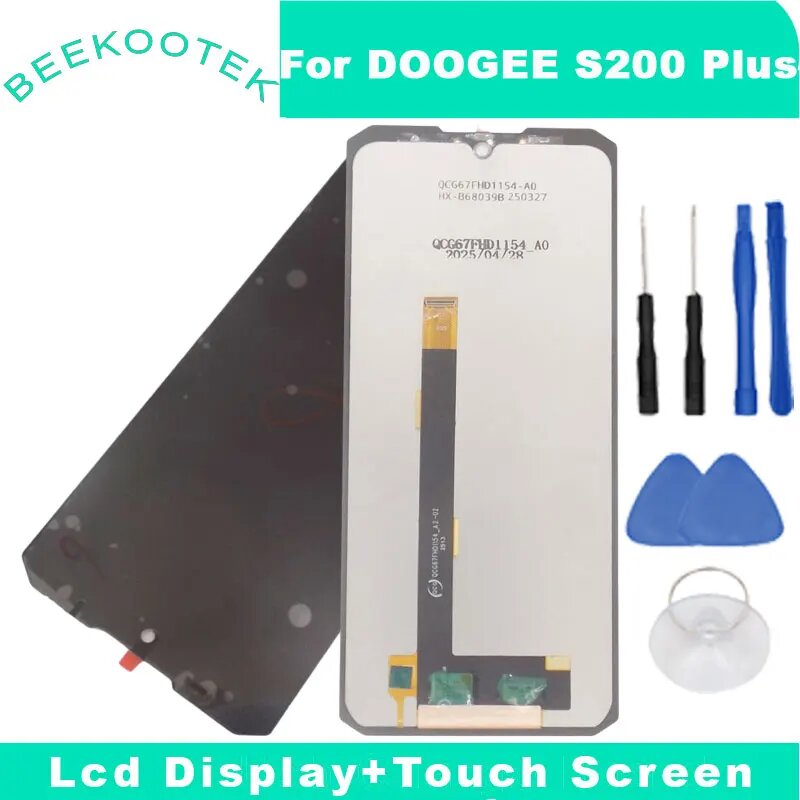 Новый оригинальный дисплей DOOGEE S200 Plus S200 Ultra, сенсорный экран, панель дисплея для смартфона DOOGEE S200 Plus 5G