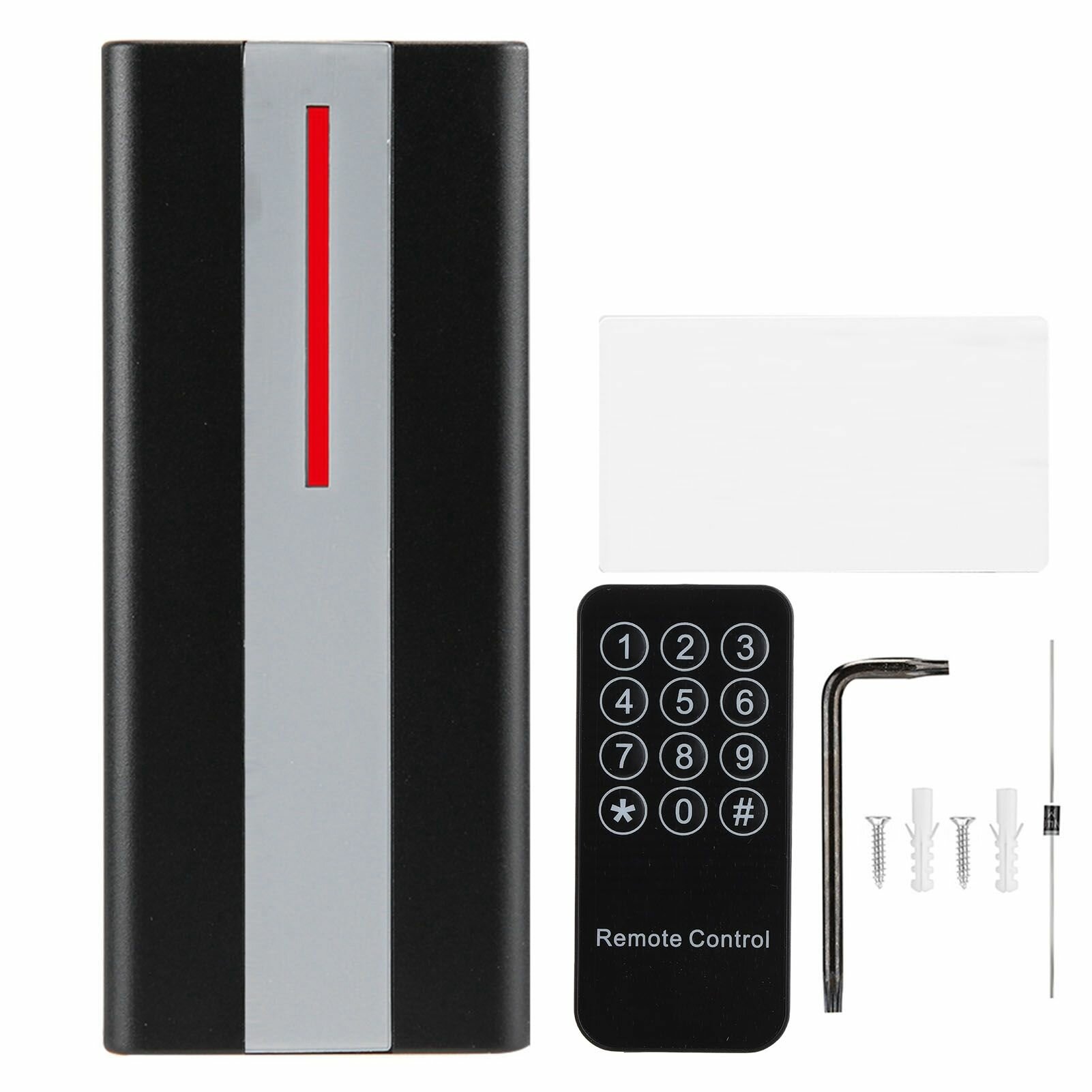 Контроллер доступа EM ID 125KHz с ИК-пульт remote на 2000 пользователей, защита IP67, три режима работы