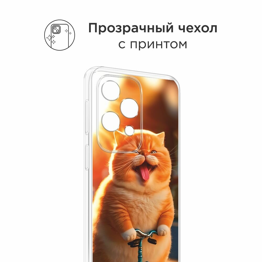 Чехол на Xiaomi Redmi Note 8T / Сяоми Редми Нот 8Т с принтом "Кот на велике" — фото 1
