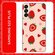 Чехол на Samsung Galaxy S22 + / Самсунг Галакси S22 Плюс с принтом "Heart strawb...