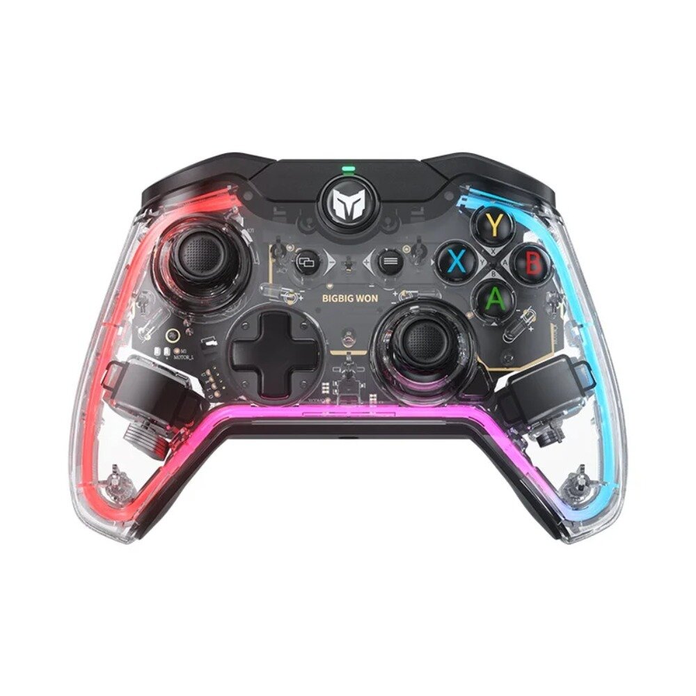 BIGBIG WON Rainbow S Проводной Игровой Контроллер Для Switch PS4, Win 10/11 С Джойстиком RGB Light Audio