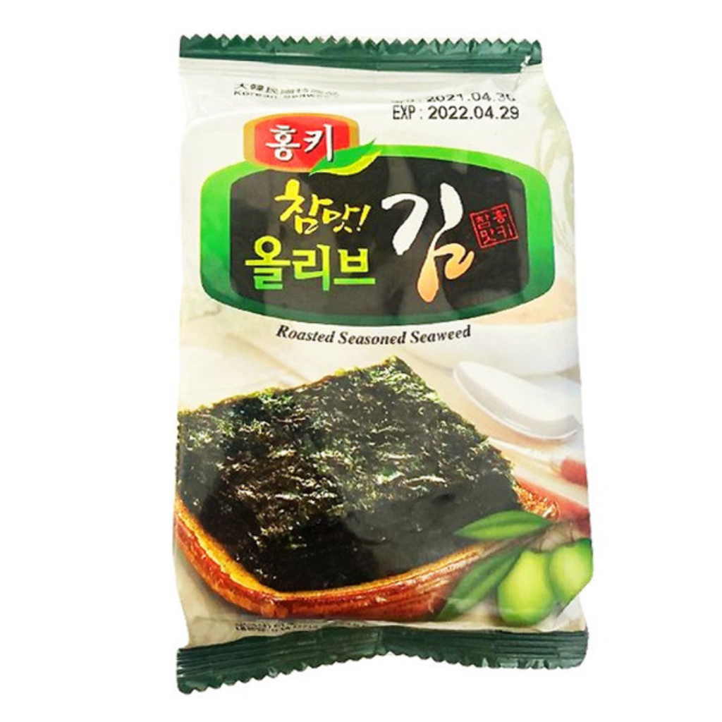 Морская капуста сушеная с добавлением оливкового масла 4 г, Южная Корея