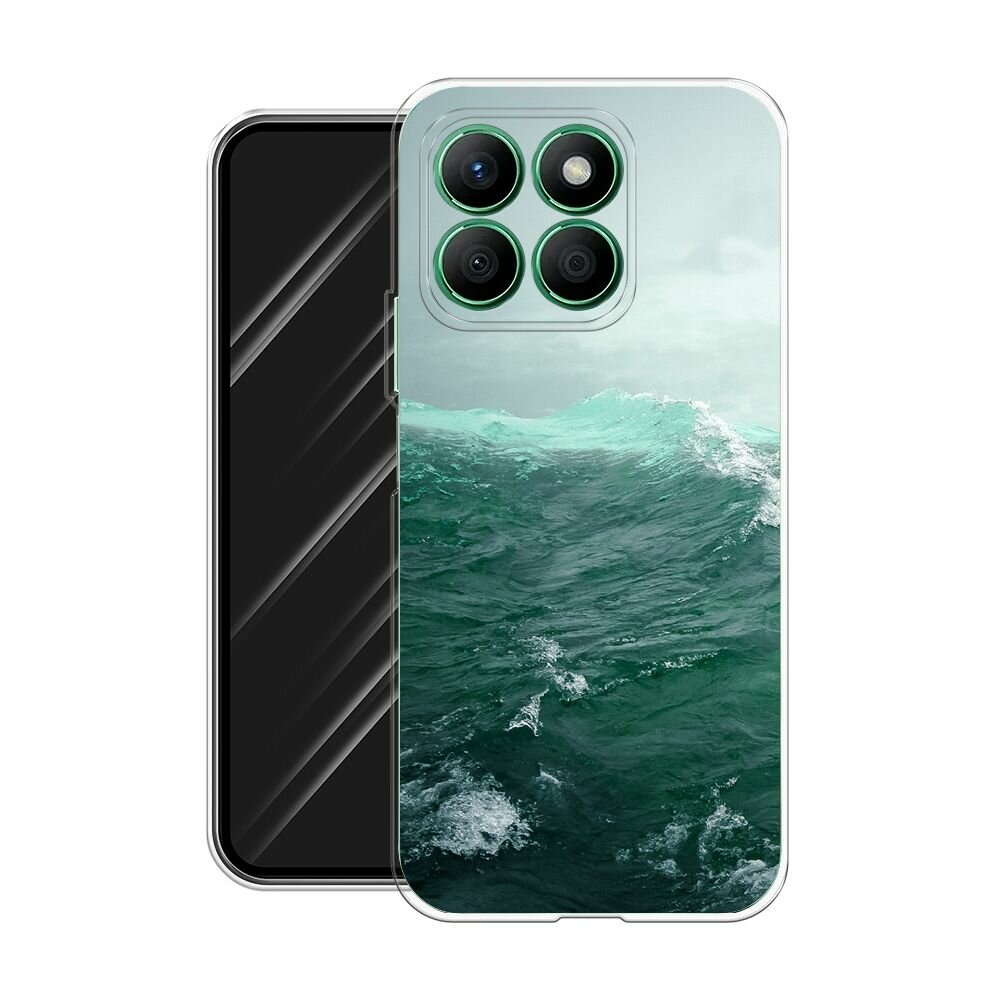 Силиконовый чехол на Honor X8B / Хонор X8B с принтом Волны 12 — фото 1