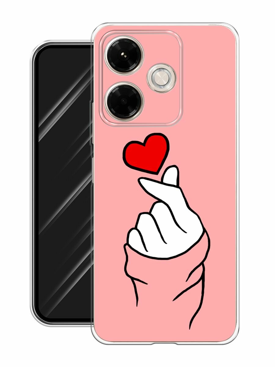 Чехол на Xiaomi Redmi 13X / Сяоми Редми 13X с принтом "Милое сердечко" — фото 1