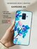 Чехол на Samsung Galaxy A6 / Самсунг Галакси А6 с принтом "Голубая орхидея"
