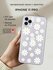 Чехол на Apple iPhone 11 Pro / Айфон 11 Про с принтом "Большие ромашки", прозрач...