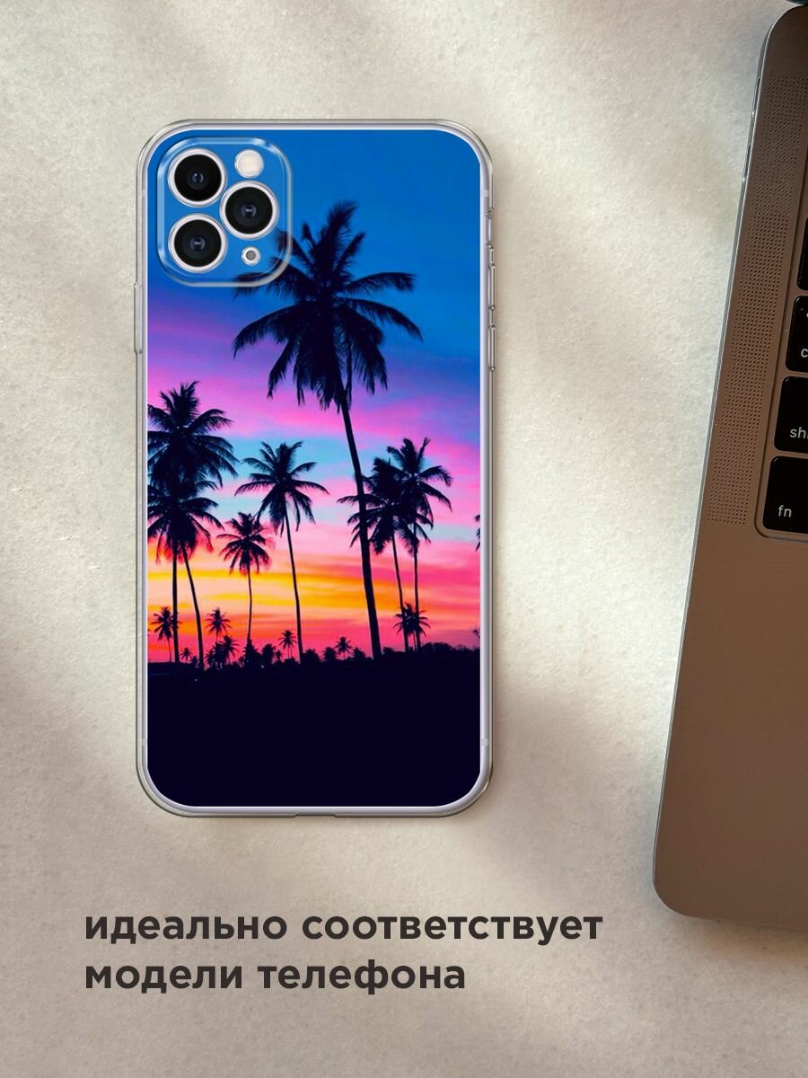Чехол на Apple iPhone 11 Pro / Айфон 11 Про с принтом "Закат 5" — фото 1