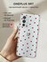Чехол на OnePlus 9RT / ВанПлас 9RT с принтом "Red hearts", прозрачный