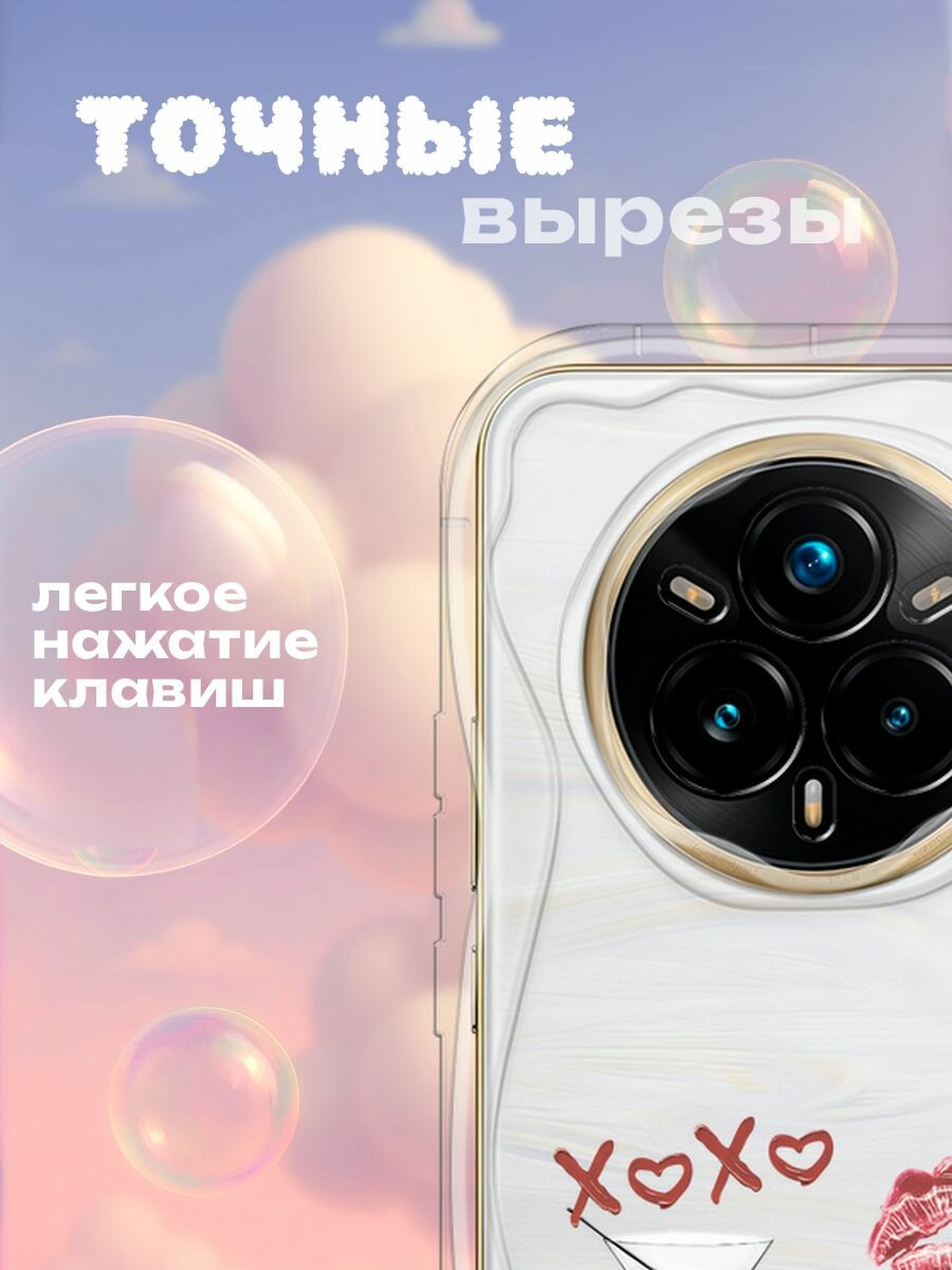 Чехол на Realme 14 Pro Plus / Реалми 14 pro plus с принтом xoxo lucky girl 2 — фото 1