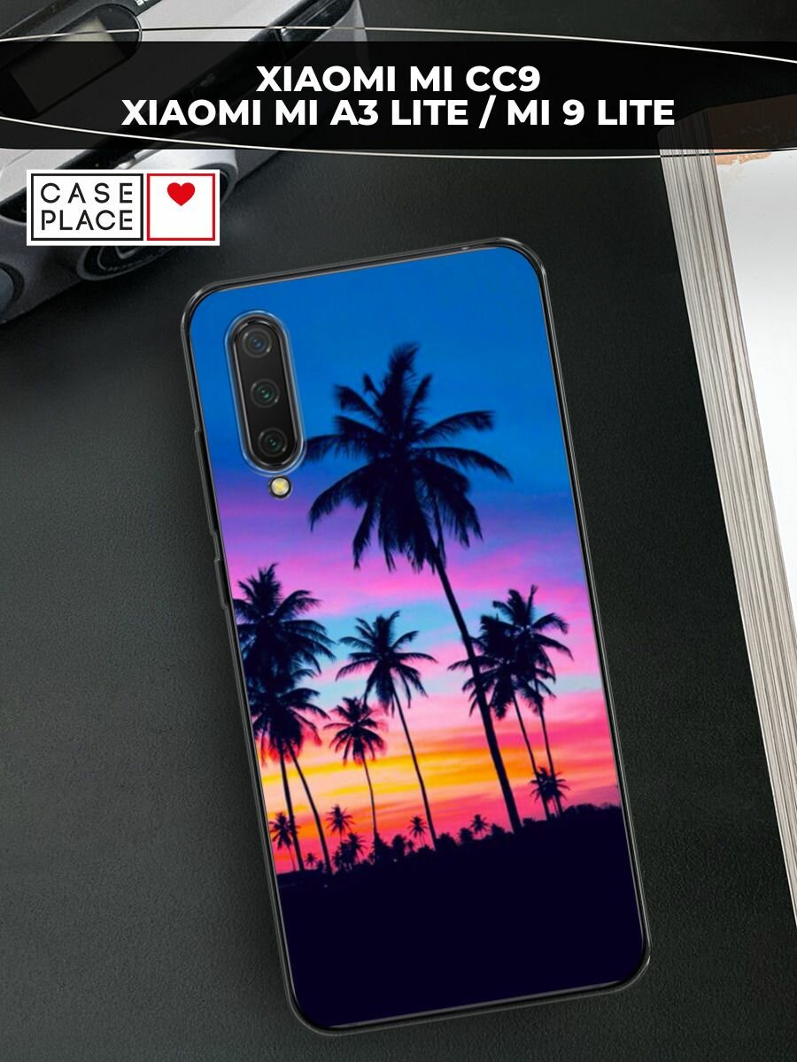 Чехол на Xiaomi Mi CC9/A3 Lite/9 Lite / Сяоми Mi CC9/A3 Lite/9 Lite с принтом "Закат 5"