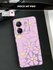 Чехол на Poco M7 Pro / Поко М7 Про с принтом "Розовые лепестки 2", прозрачный