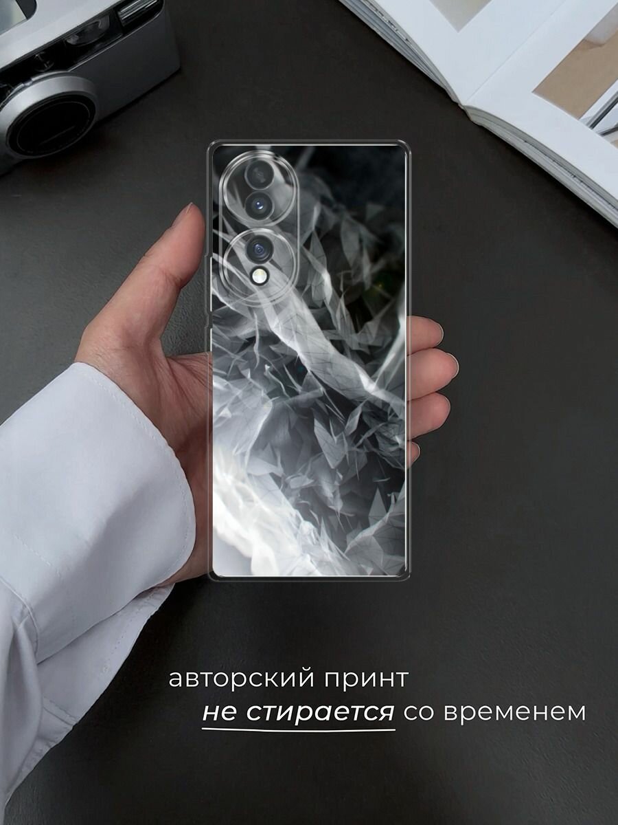 Силиконовый чехол на Honor 70 / Хонор 70 с принтом "Абстракция 9" — фото 1