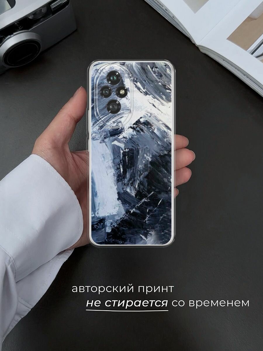 Чехол на Honor 200 / Хонор 200 с принтом "Абстракция живопись" — фото 1