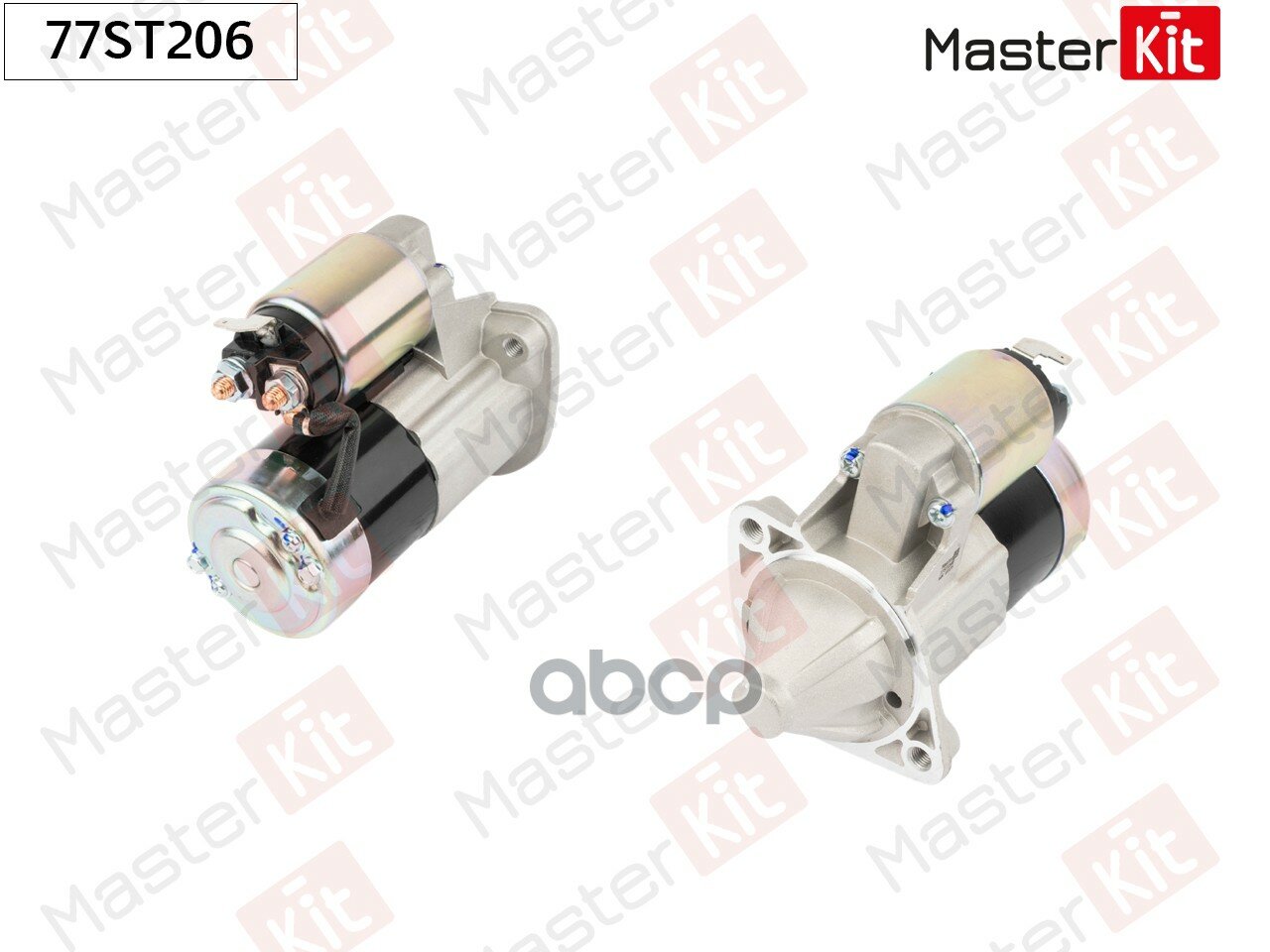 77ST206 Стартер BYD F3 4G18/ BRILLIANCE M2 4G93 MasterKit арт. 77ST206