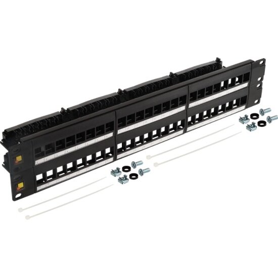 Патч-панель наборная Lanmaster LAN-PPN48OK-UTP 19" 2U 48x UTP