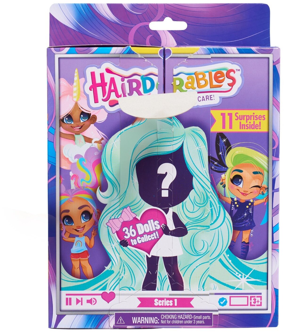 Кукла-загадка Hairdorables Cтильные подружки в непрозрачной упаковке (Сюрприз) 23600